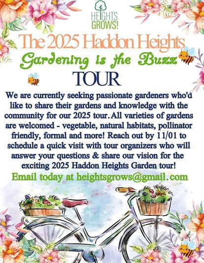 Garden Tour Needs Gardens!! | Haddon Heights
